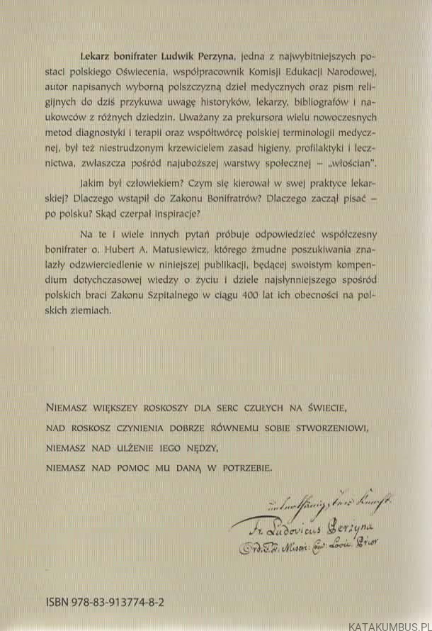 Brat Ludwik Perzyna. HUBERT ANDRZEJ MATUSIEWICZ OH | katakumbus.pl